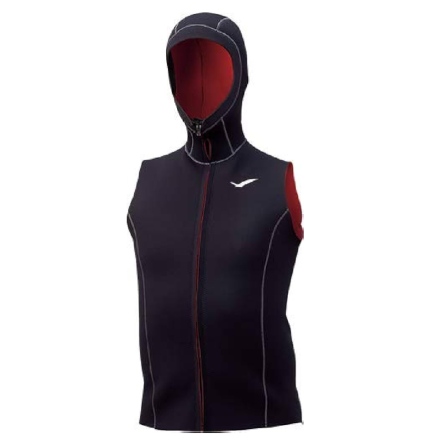 GULL FIR HOODVEST 2mm×3mm 男款拉鍊頭套背心